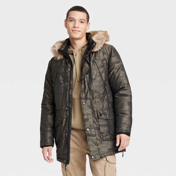 Goodfellow & Co | Jackets & Coats | Mens Camo Print Artic Puffer Jacket ...